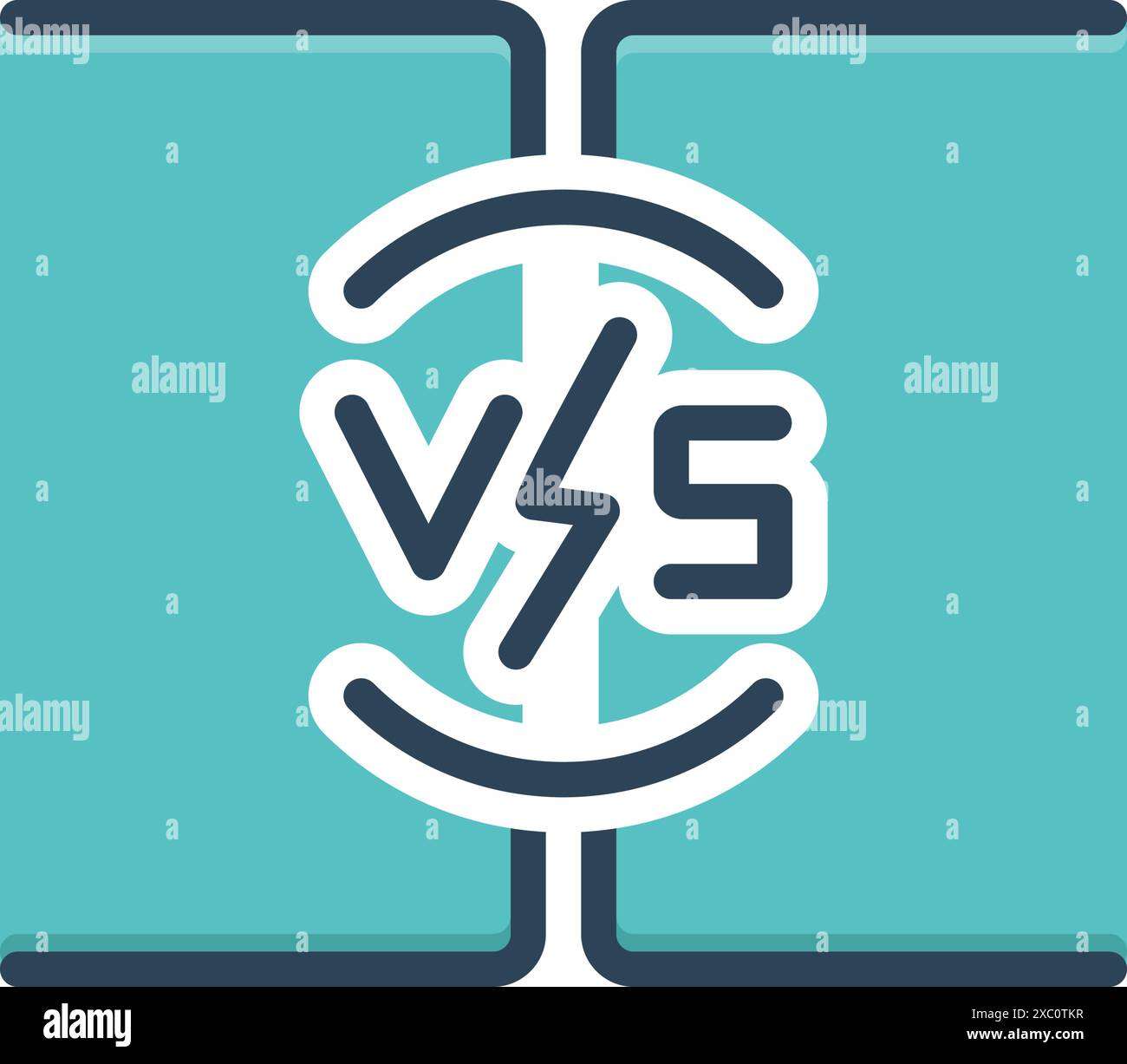 Icon for vs,versus Stock Vector Image & Art - Alamy