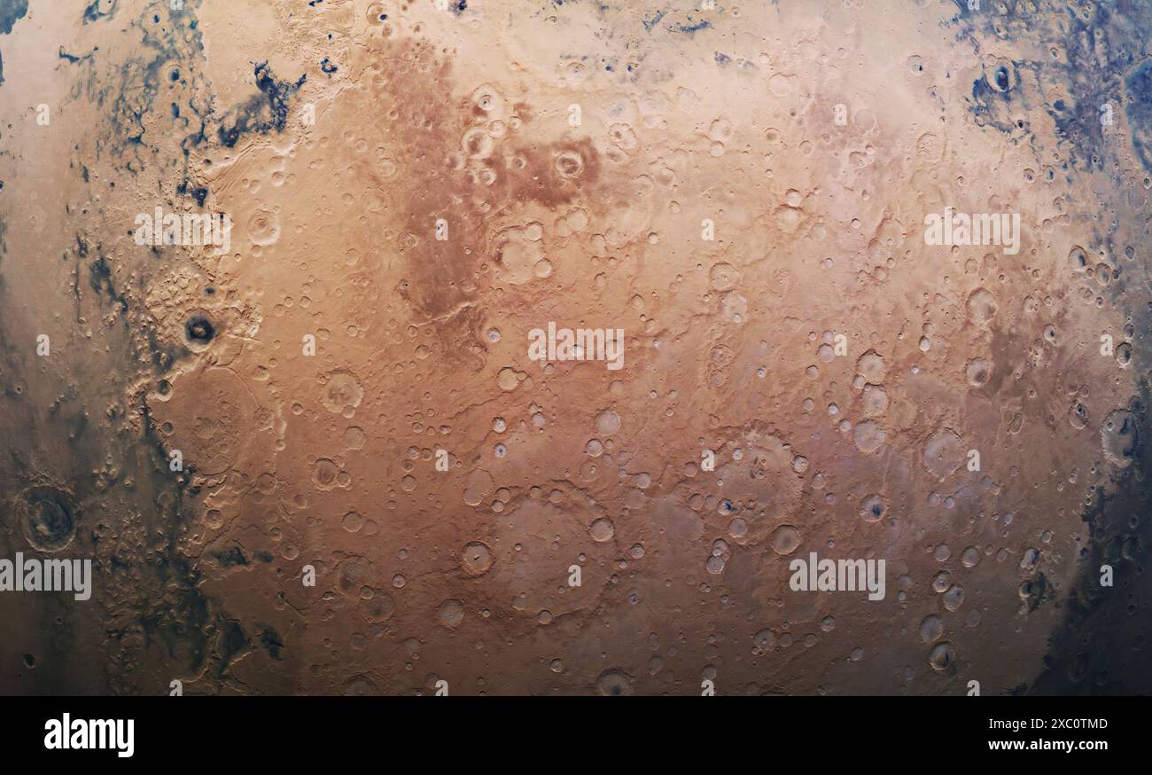 Surface of Mars. View from space Stock Photo - Alamy