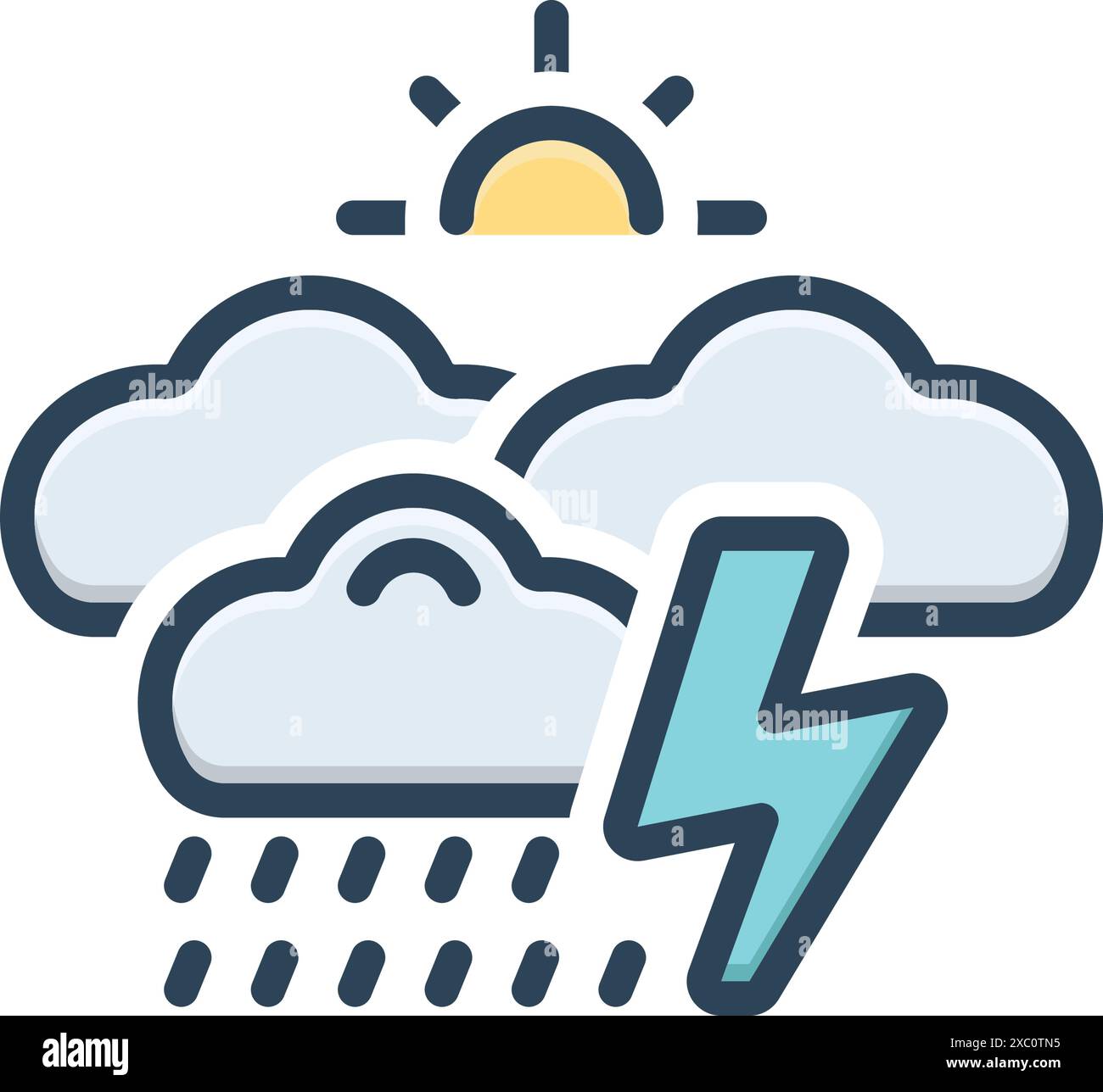 Icon for whether,rumble Stock Vector Image & Art - Alamy