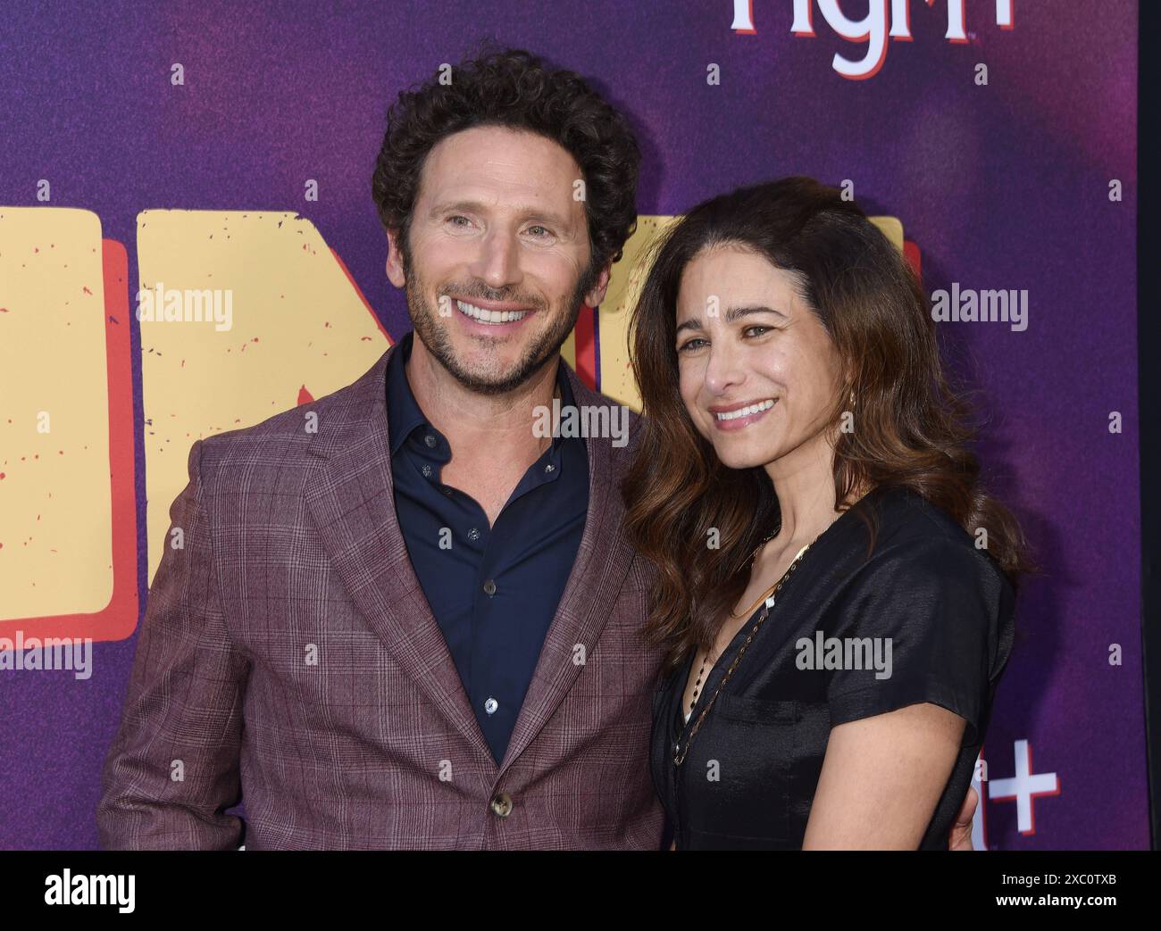 Los Angeles, USA. 13th June, 2024. Mark Feuerstein and Dana Klein ...