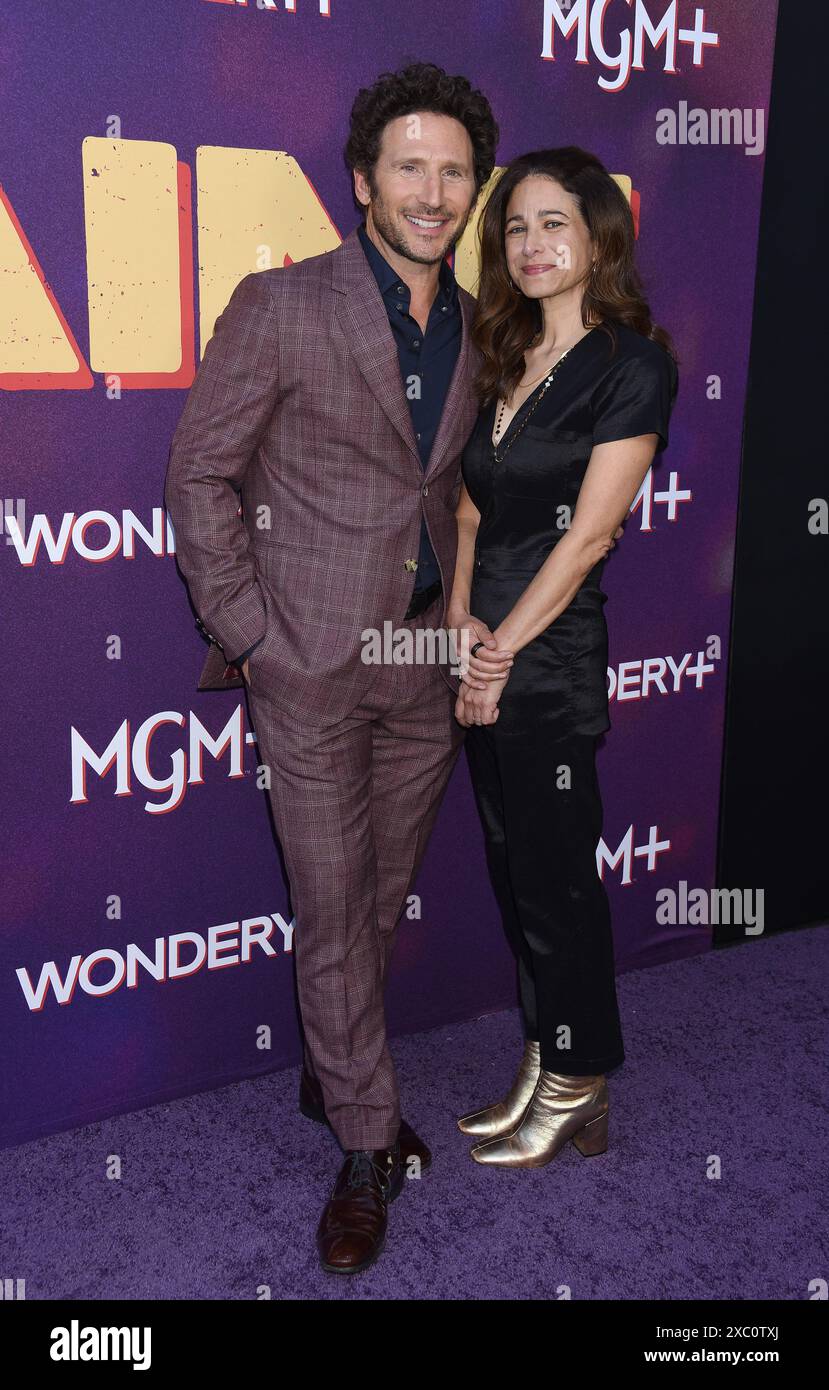 Los Angeles, USA. 13th June, 2024. Mark Feuerstein and Dana Klein ...
