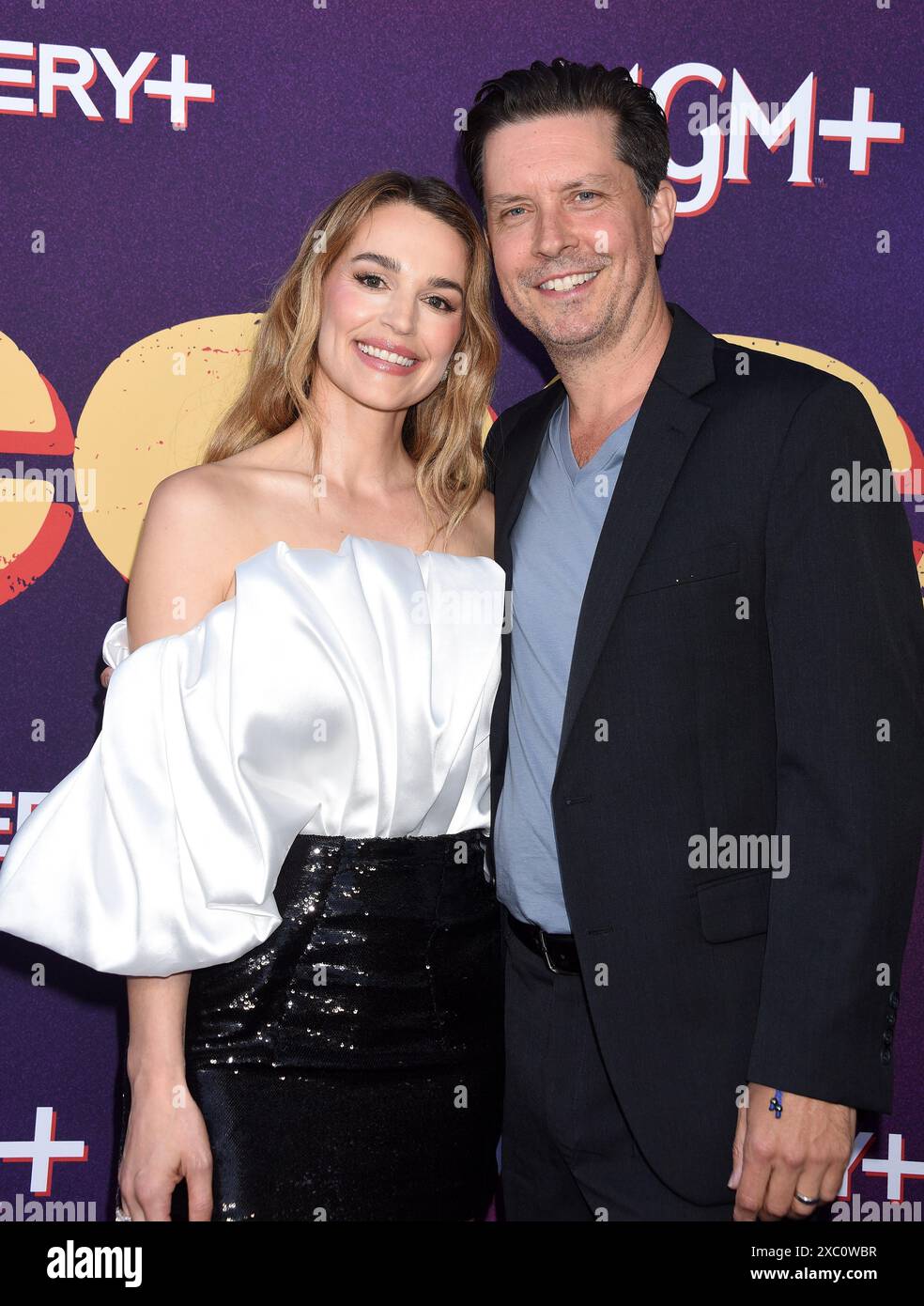Los Angeles, USA. 13th June, 2024. Laura Gordon and Nick Barkla ...