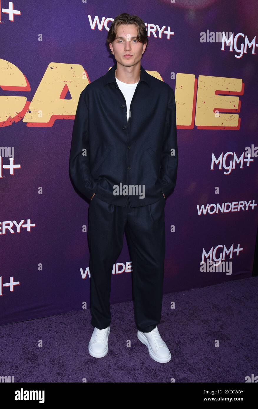 Los Angeles, USA. 13th June, 2024. Cale Ambrozic arriving to the MGM Original Series “Hotel ...
