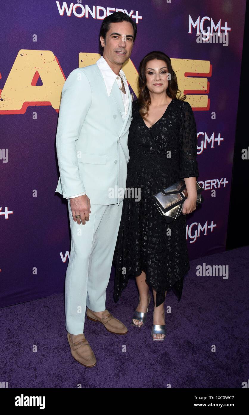 Los Angeles, USA. 13th June, 2024. Danny Pino and Lilly Pino Bernal ...