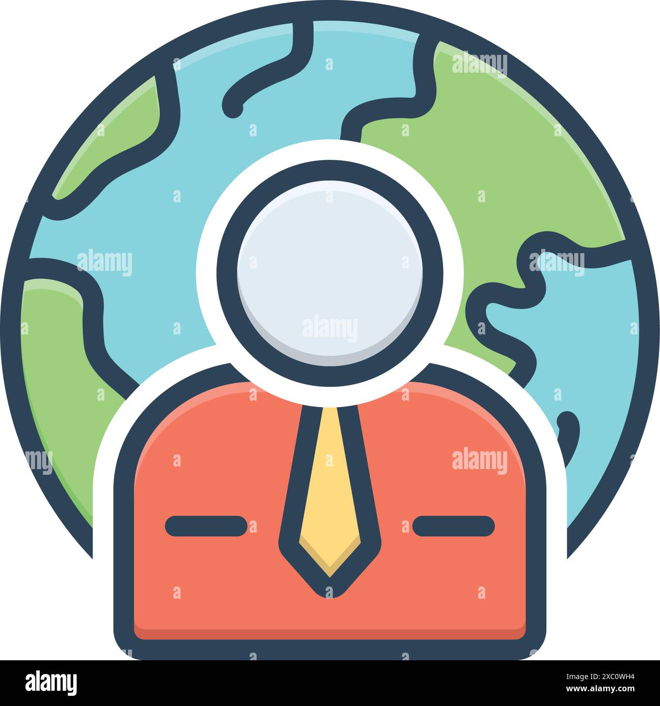 Icon governor government Stock Vector Images - Alamy