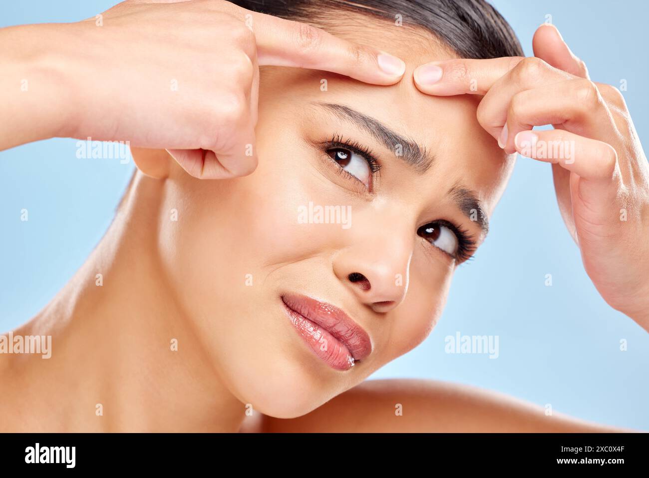 Scratch on cheek hi-res stock photography and images - Alamy