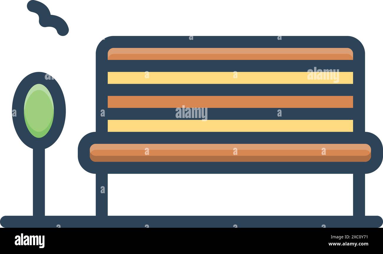 Pew bench Stock Vector Images - Alamy