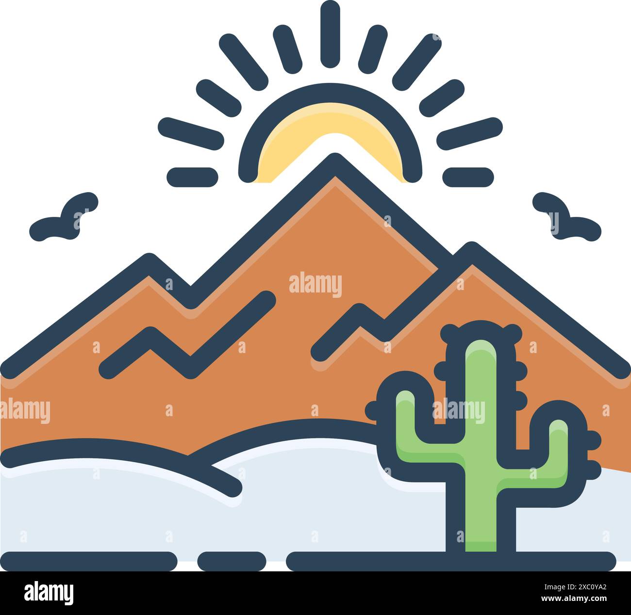 Icon for desert,sands,sandbar Stock Vector Image & Art - Alamy