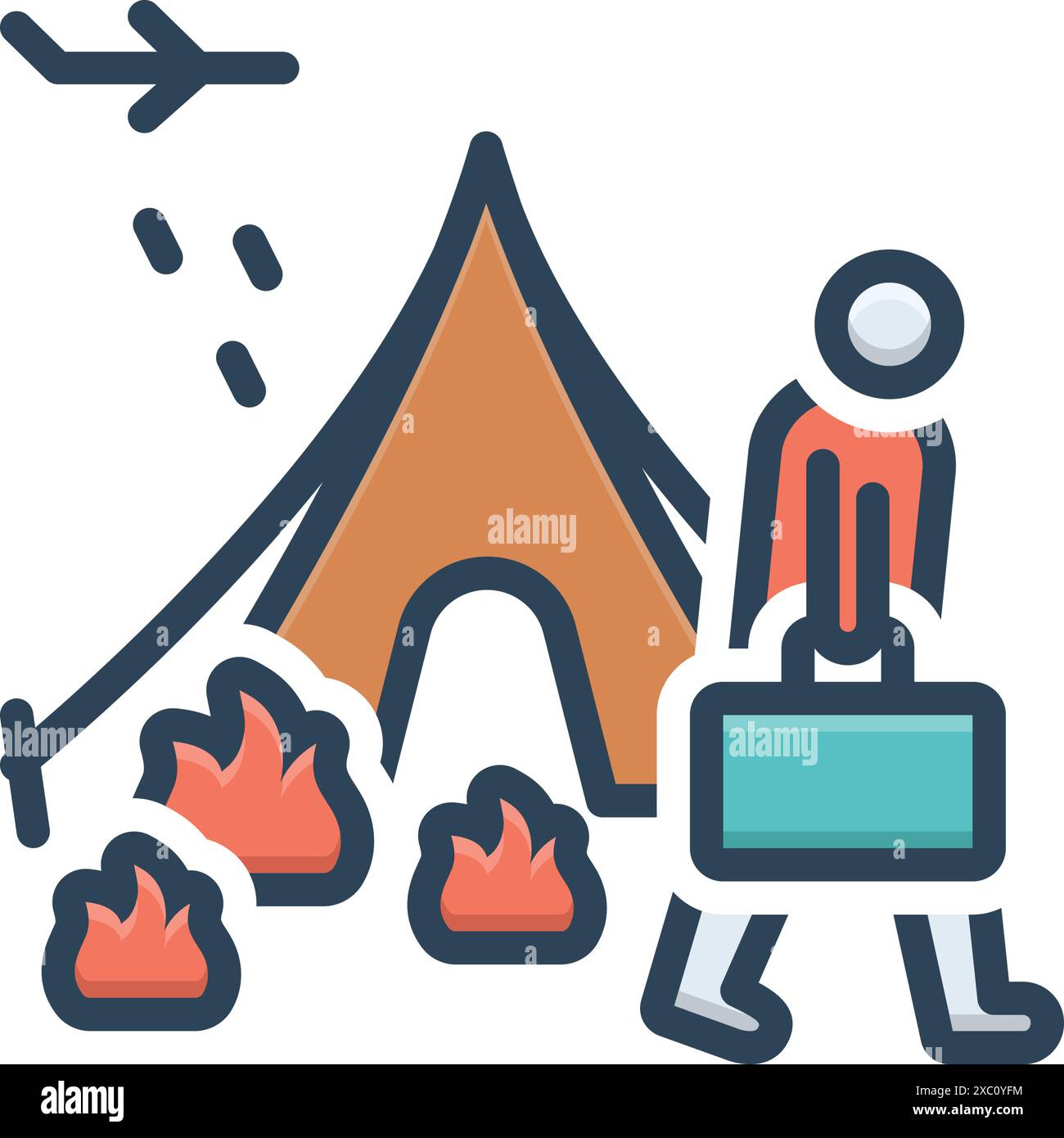 Icon for refugee,fugitive Stock Vector Image & Art - Alamy