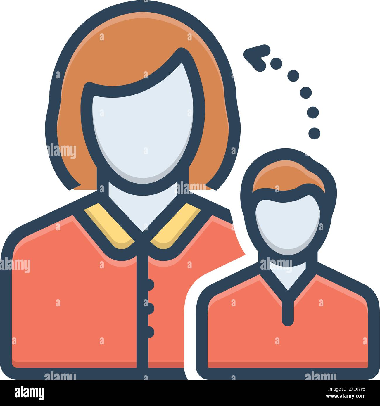 Icon for dependent Stock Vector Image & Art - Alamy