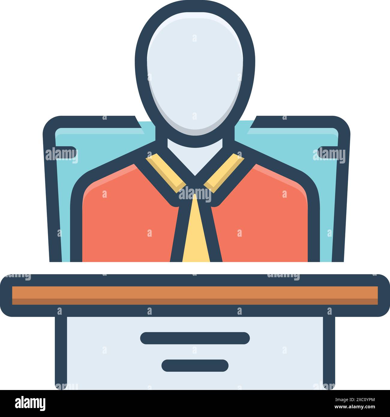 Icon for chairman Stock Vector Image & Art - Alamy
