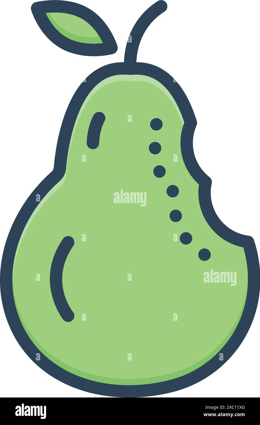 Icon for bite,pear Stock Vector Image & Art - Alamy