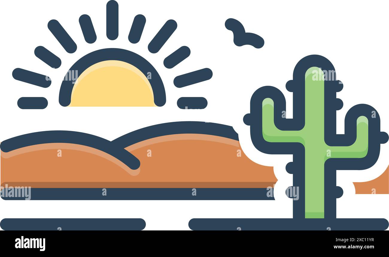 Icon for desert,sands,sandbar Stock Vector Image & Art - Alamy