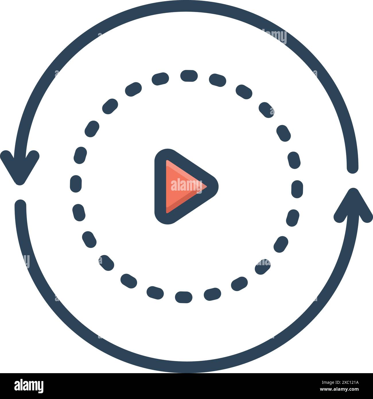 Replay icon vector vectors hi-res stock photography and images - Alamy