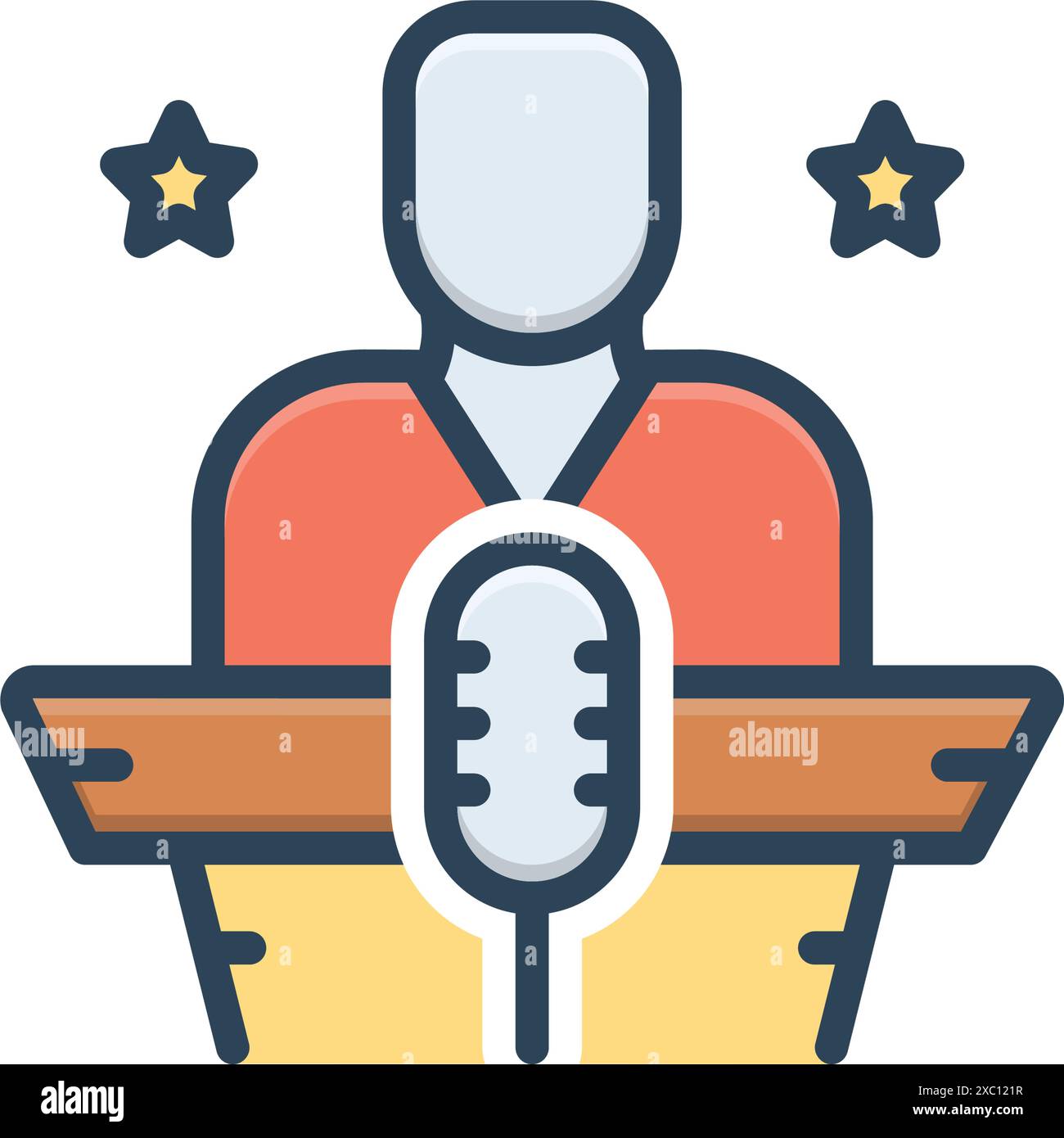 Icon for host,speech Stock Vector Image & Art - Alamy