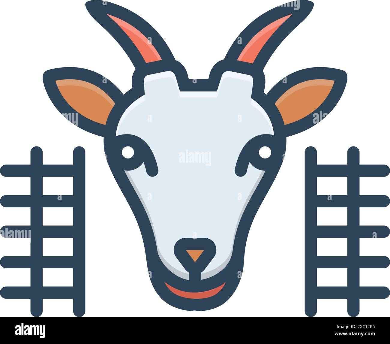 Icon for goat in pen,goat Stock Vector Image & Art - Alamy