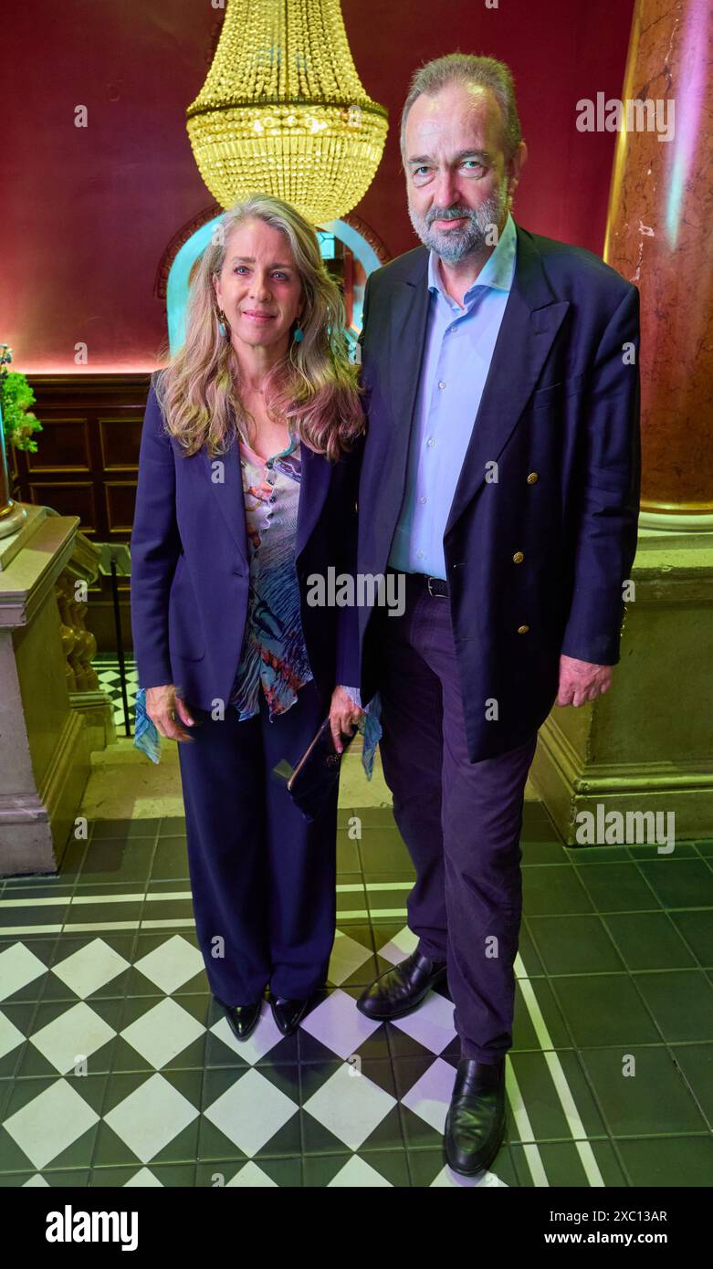 Karl HABSBURG with his wife Christian REID , 60th birthday party of Baron Vinzenz von Stimpf ...