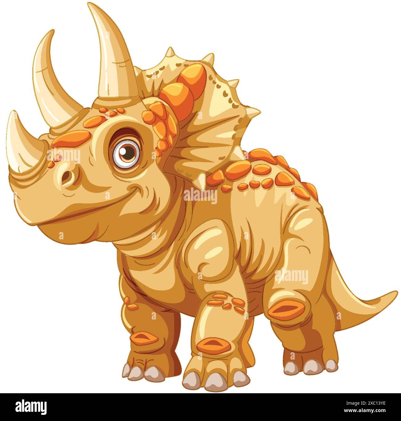 Adorable triceratops with detailed features Stock Vector Image & Art ...