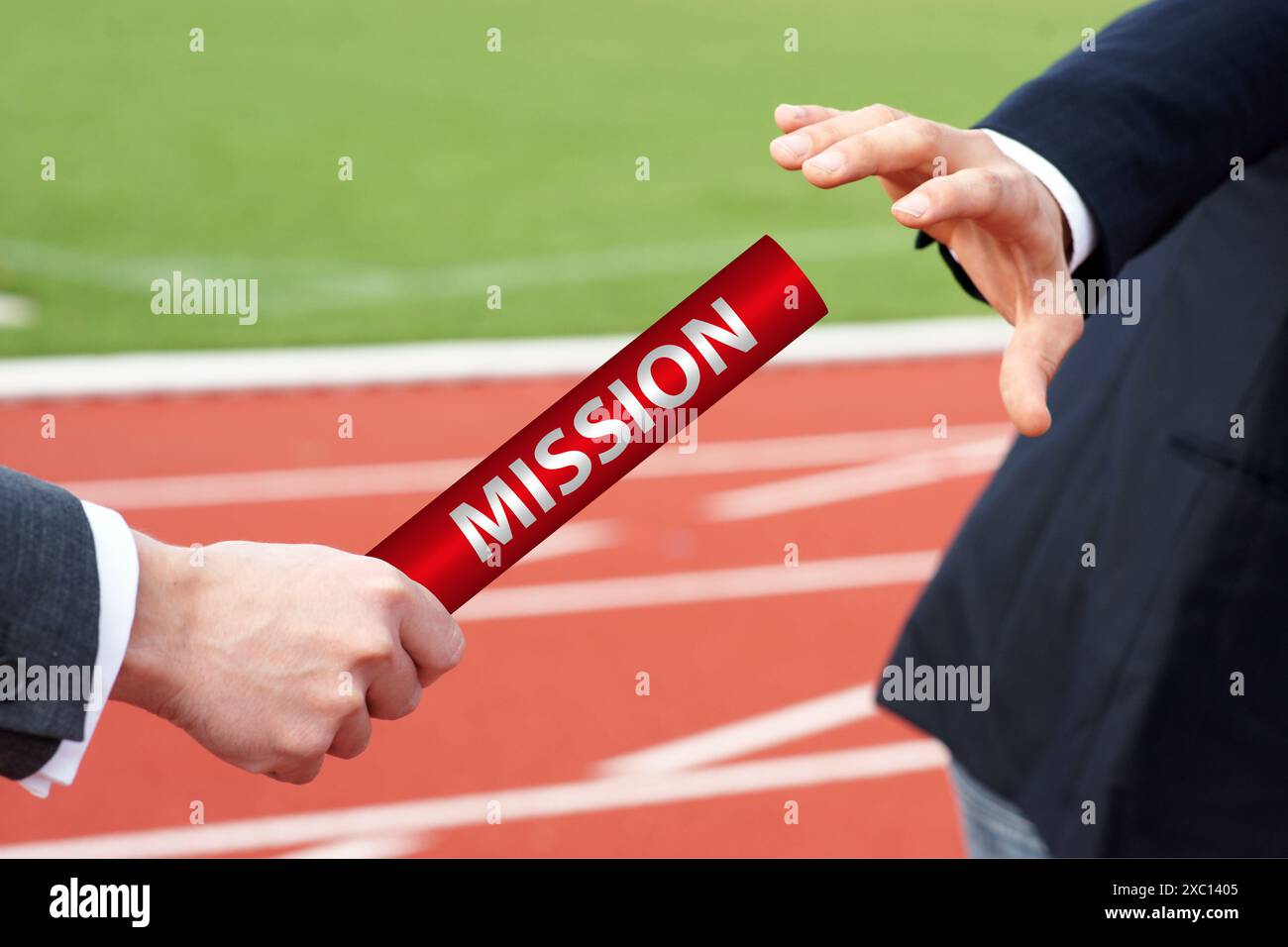 The Business Mission Handoff is a symbolic relay of responsibilities ...