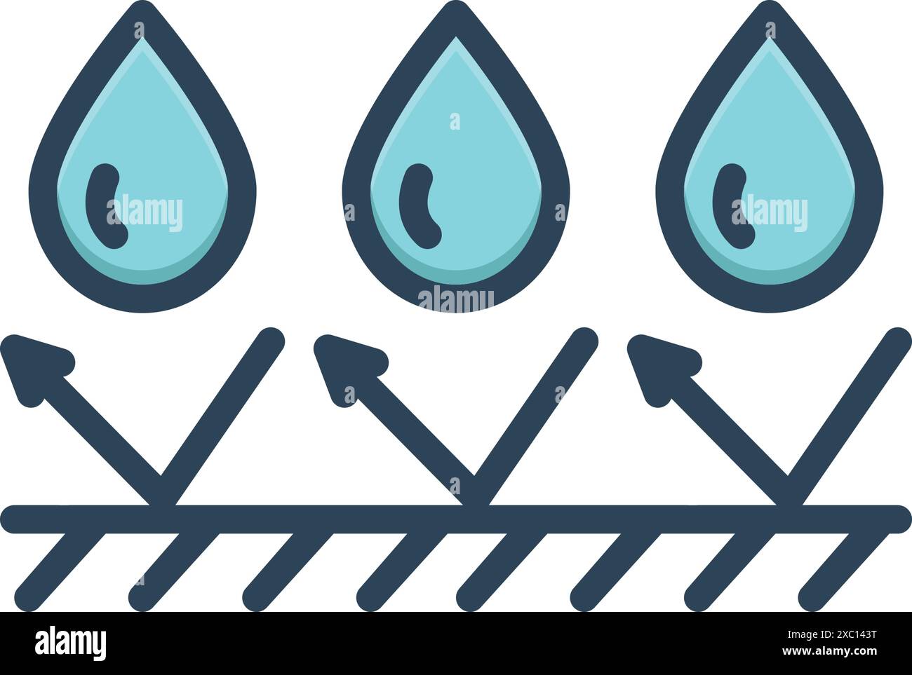 Water repellent logo Stock Vector Images - Alamy