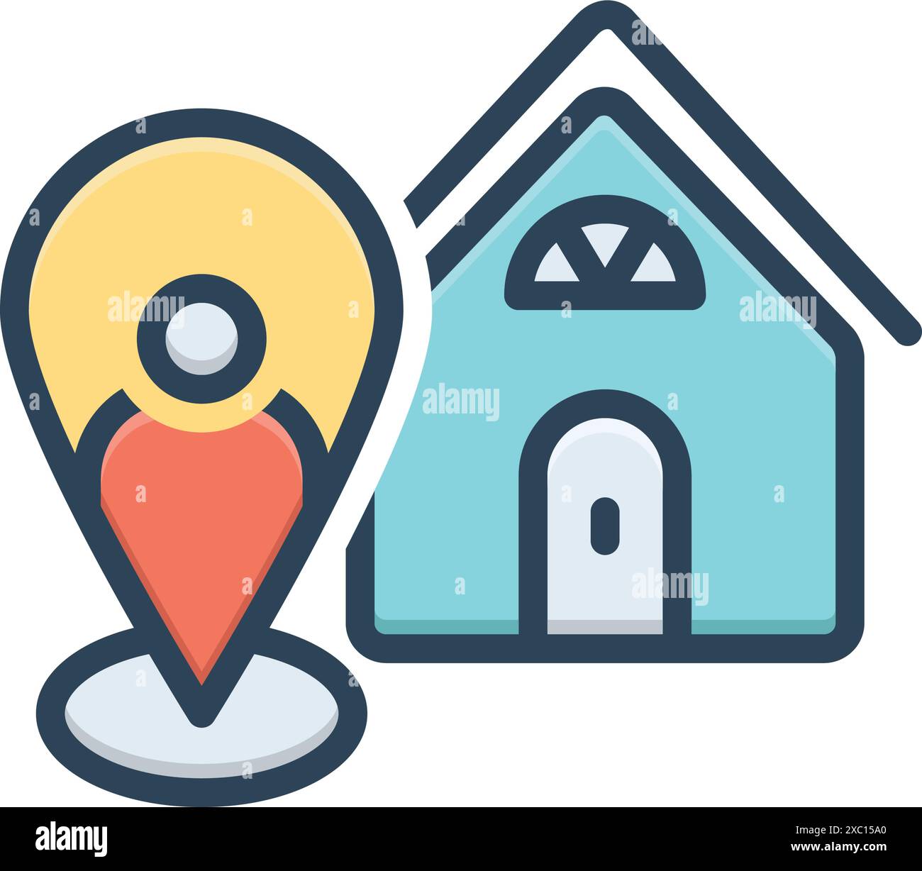Icon for local,neighborhood Stock Vector Image & Art - Alamy
