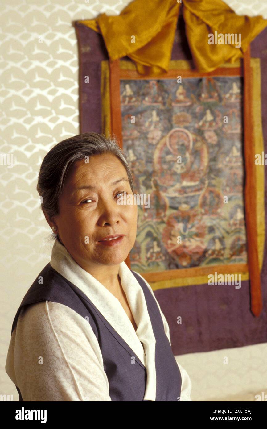 Jetsun PEMA - Date : 20010901 ©John Foley/Opale.photo Stock Photo - Alamy