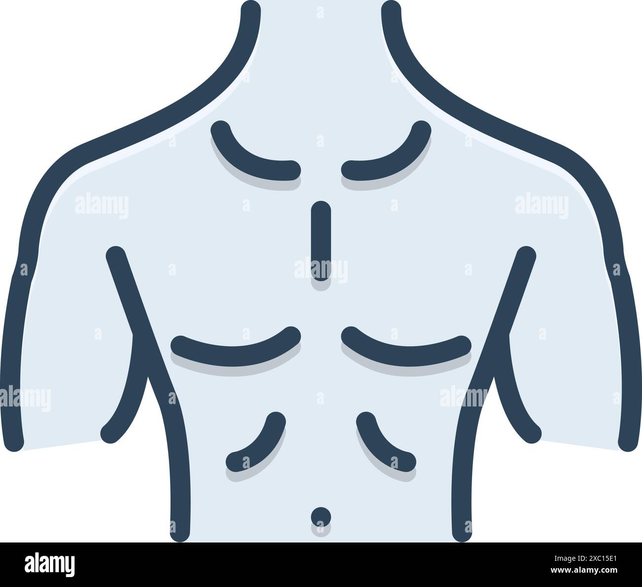 Icon for chest,bosom Stock Vector Image & Art - Alamy