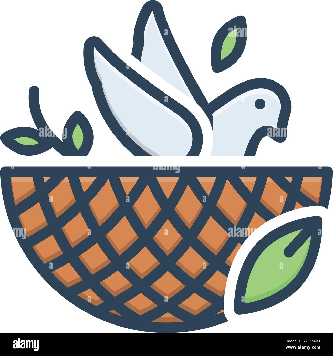Icon for bird in nest,bird Stock Vector Image & Art - Alamy