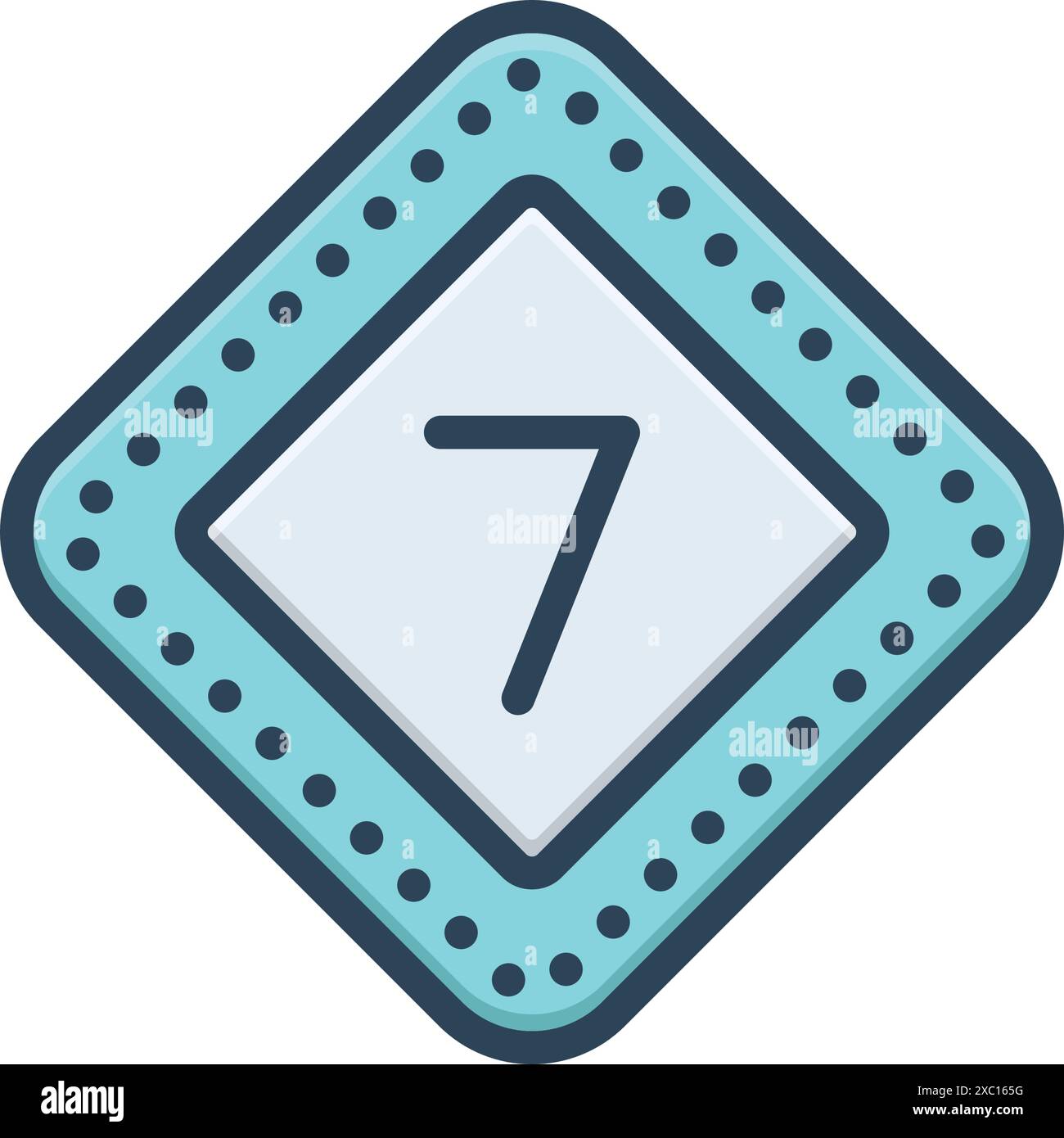 Icon for seven,numerical Stock Vector Image & Art - Alamy
