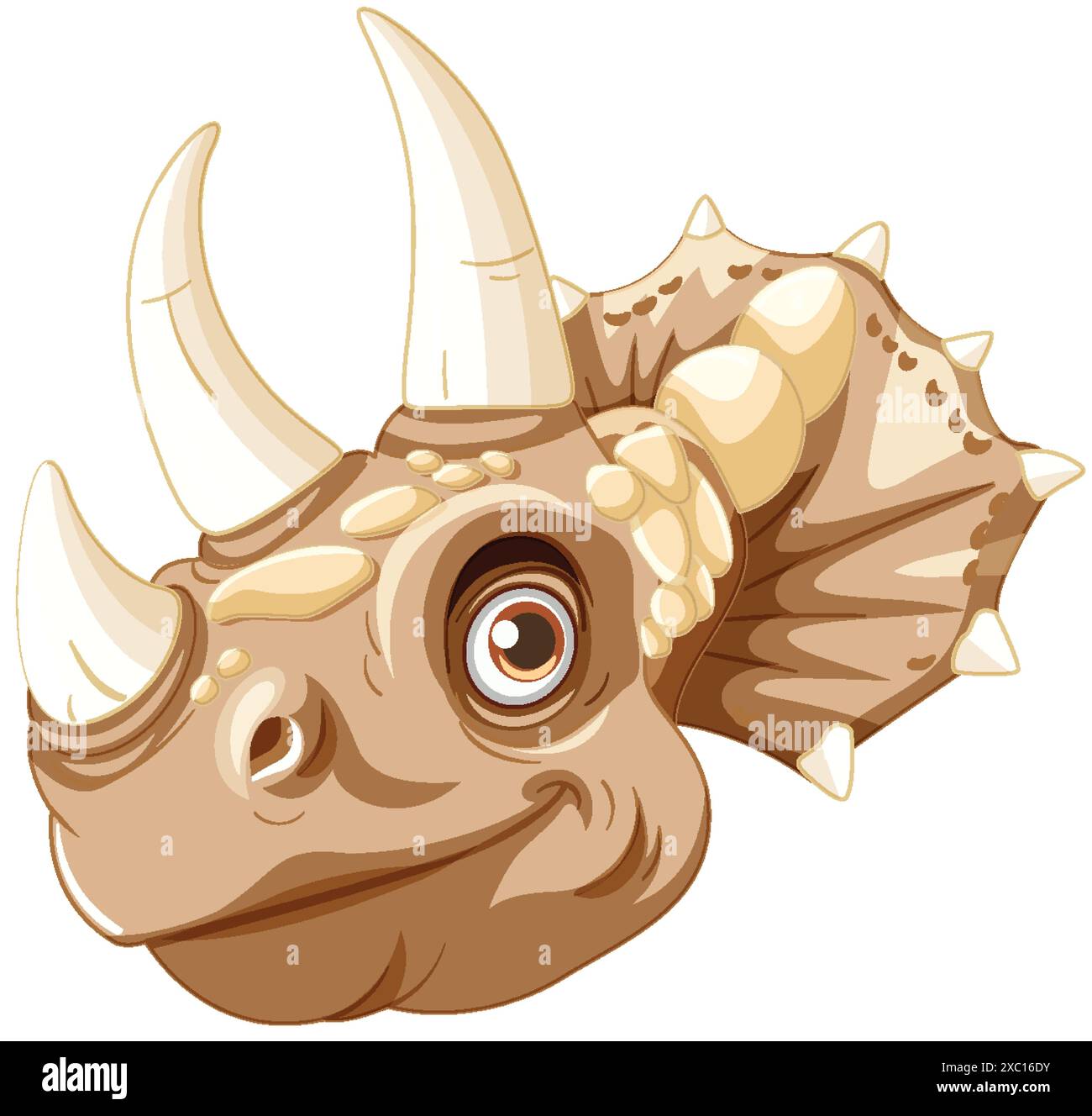Triceratops horridus vector vectors Stock Vector Images - Alamy