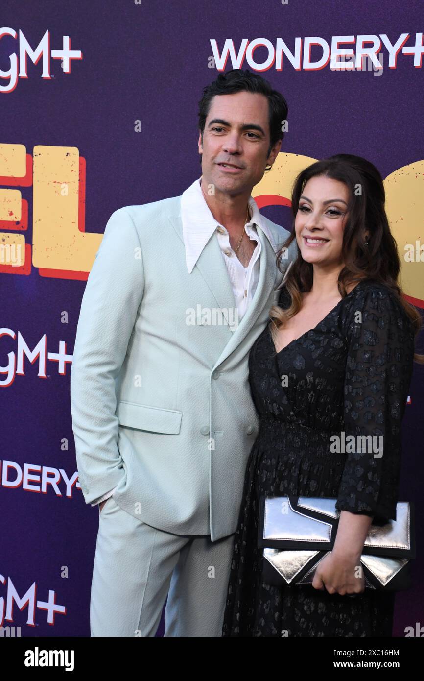 Los Angeles, California, USA 13th June 2024 Actor Danny Pino and wife ...