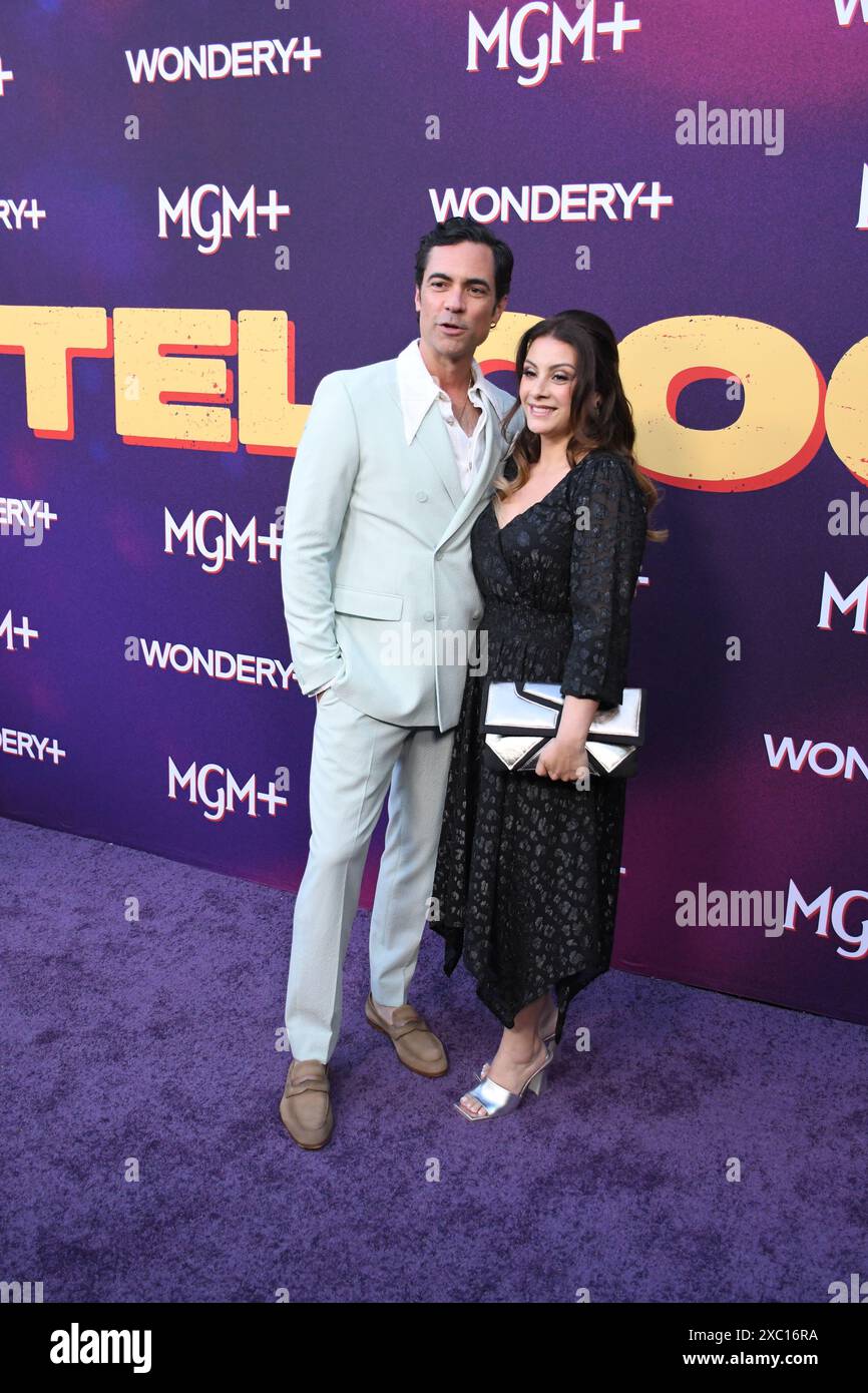 Los Angeles, California, USA 13th June 2024 Actor Danny Pino and wife ...