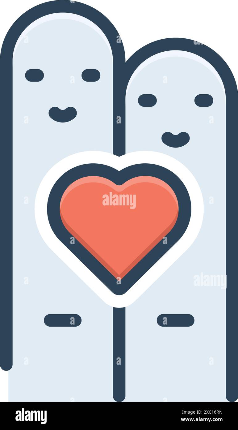 Finger heart Stock Vector Images - Alamy