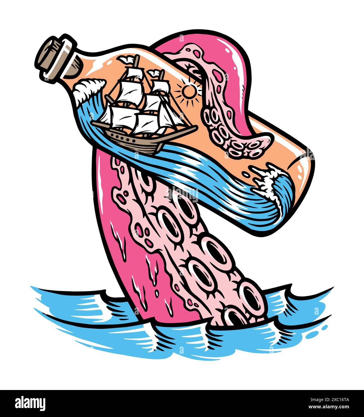 View sailing ship in Stock Vector Images - Alamy