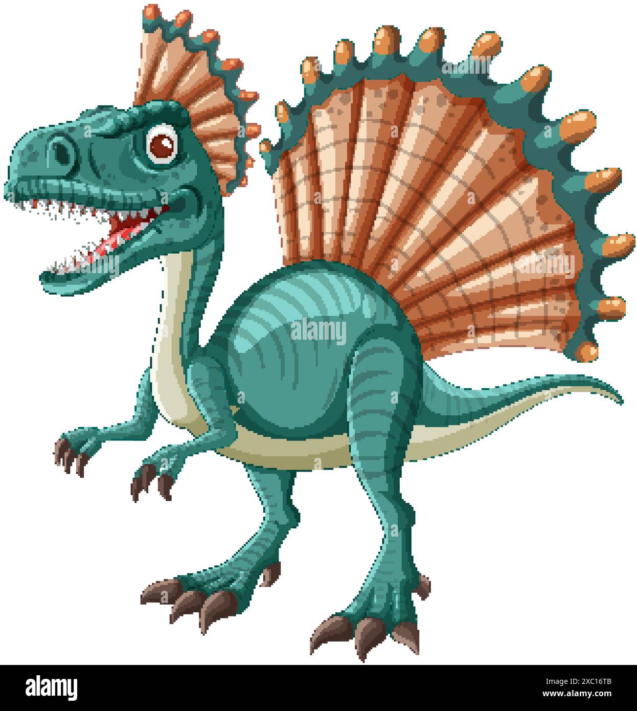 Illustrated dinosaur Stock Vector Images - Alamy