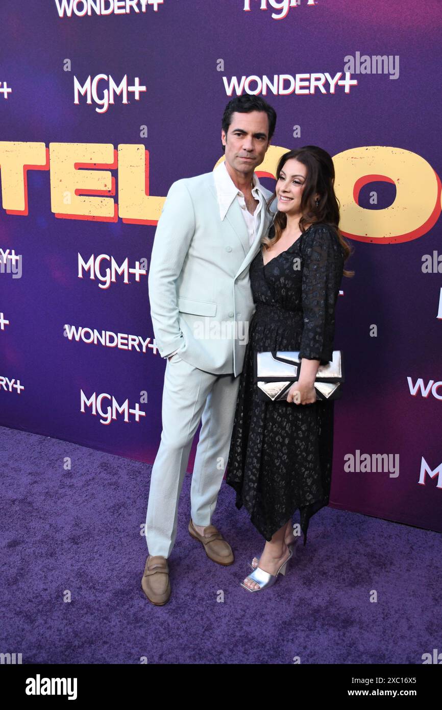 Los Angeles, California, USA 13th June 2024 Actor Danny Pino and wife ...