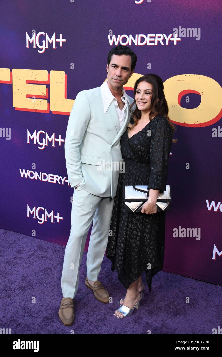 Los Angeles, California, USA 13th June 2024 Actor Danny Pino and wife ...