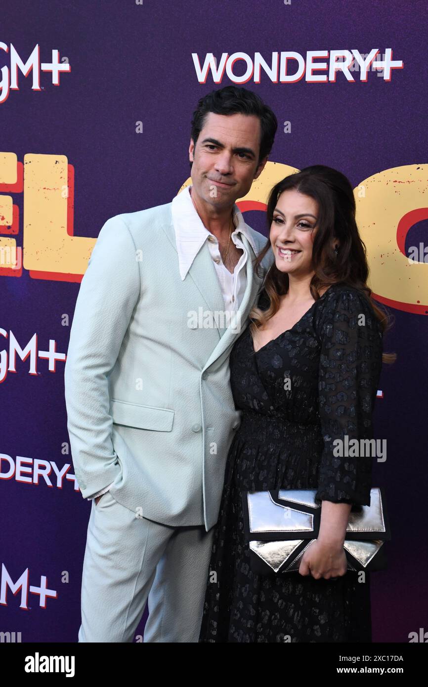 Los Angeles, California, USA 13th June 2024 Actor Danny Pino and wife ...