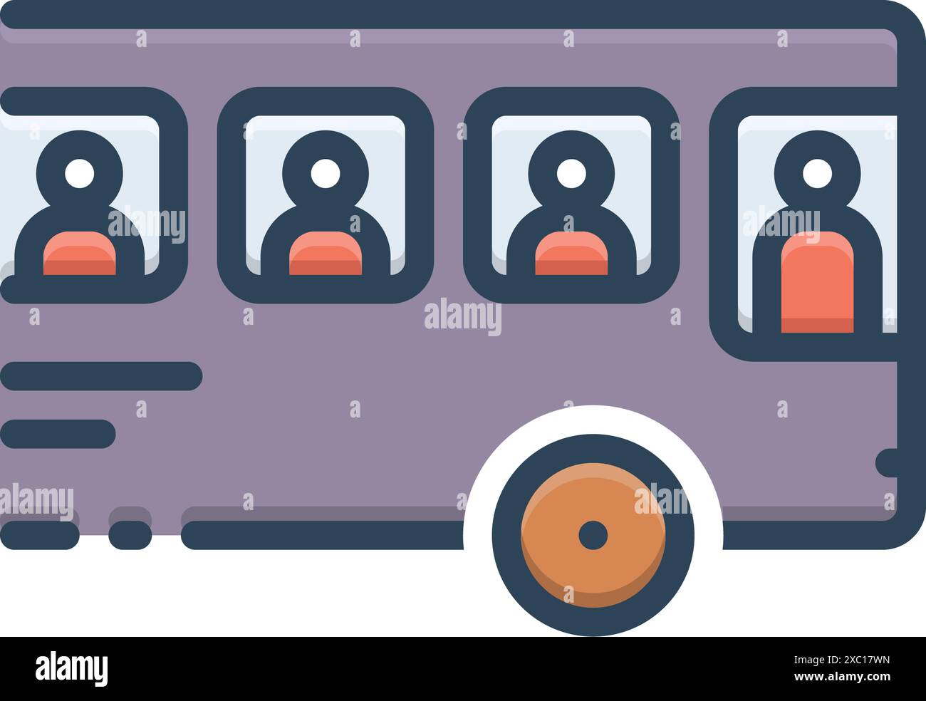 Icon for student sitting in the bus,student Stock Vector Image & Art ...