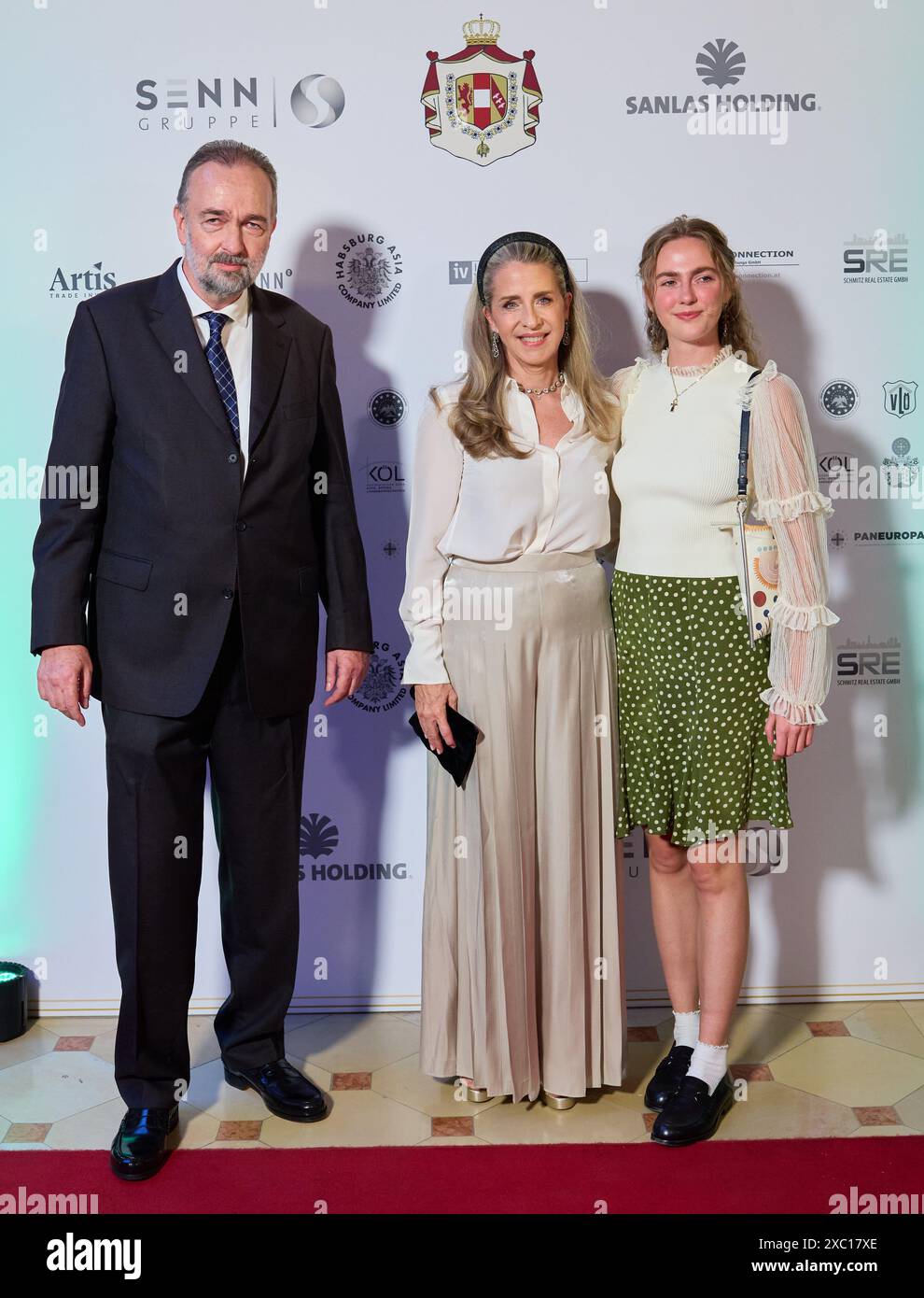 Palais Ferstel Vienna, Austria, on June 14, 2024. 750 years of the Habsburgs - Festival at ...