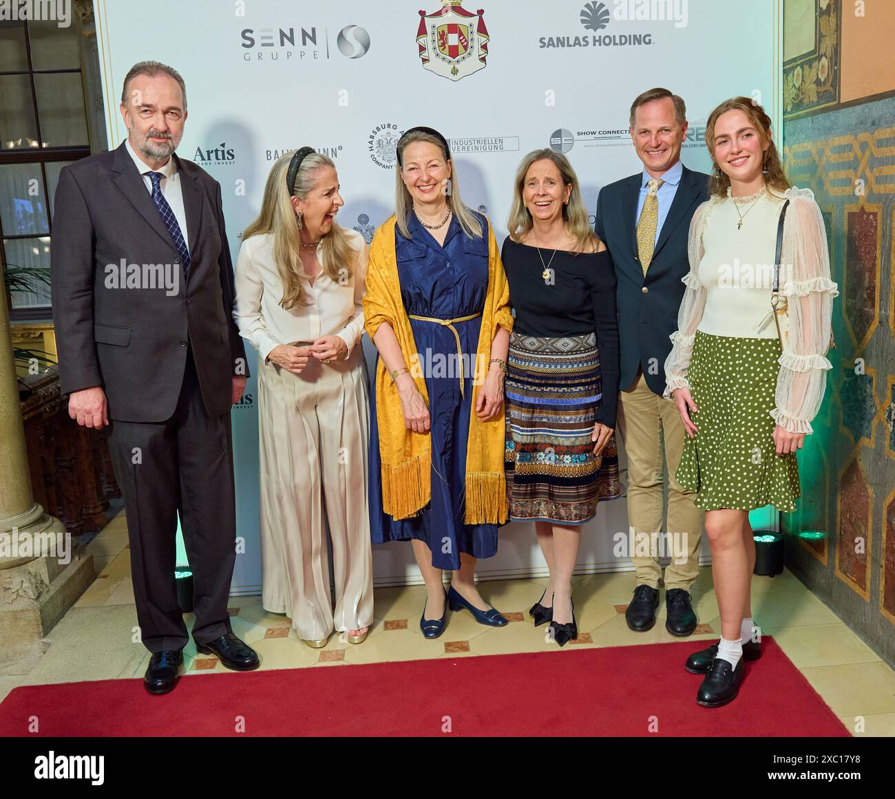 Palais Ferstel Vienna, Austria, on June 14, 2024. 750 years of the ...