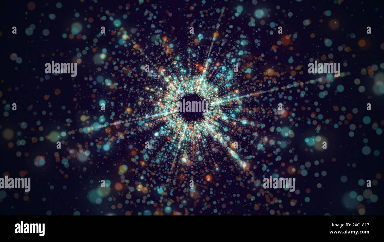 Hyper space multiverse abstract background Stock Photo - Alamy