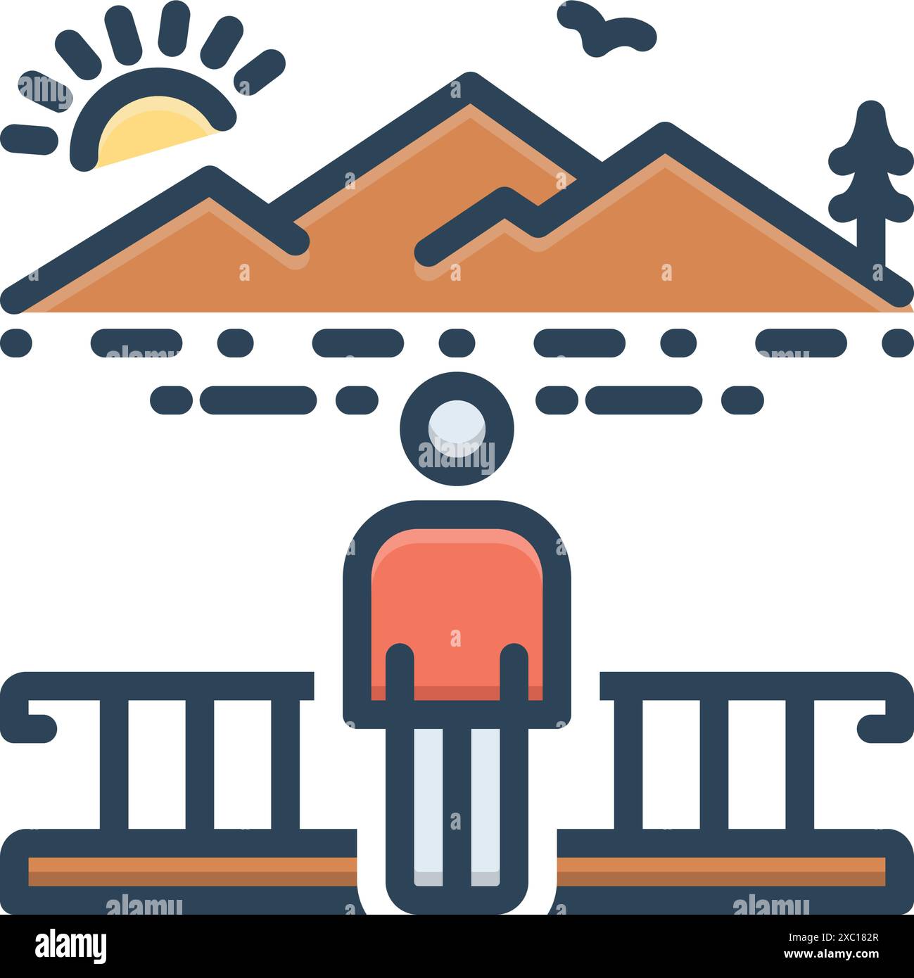 Overlook vector vectors hi-res stock photography and images - Alamy