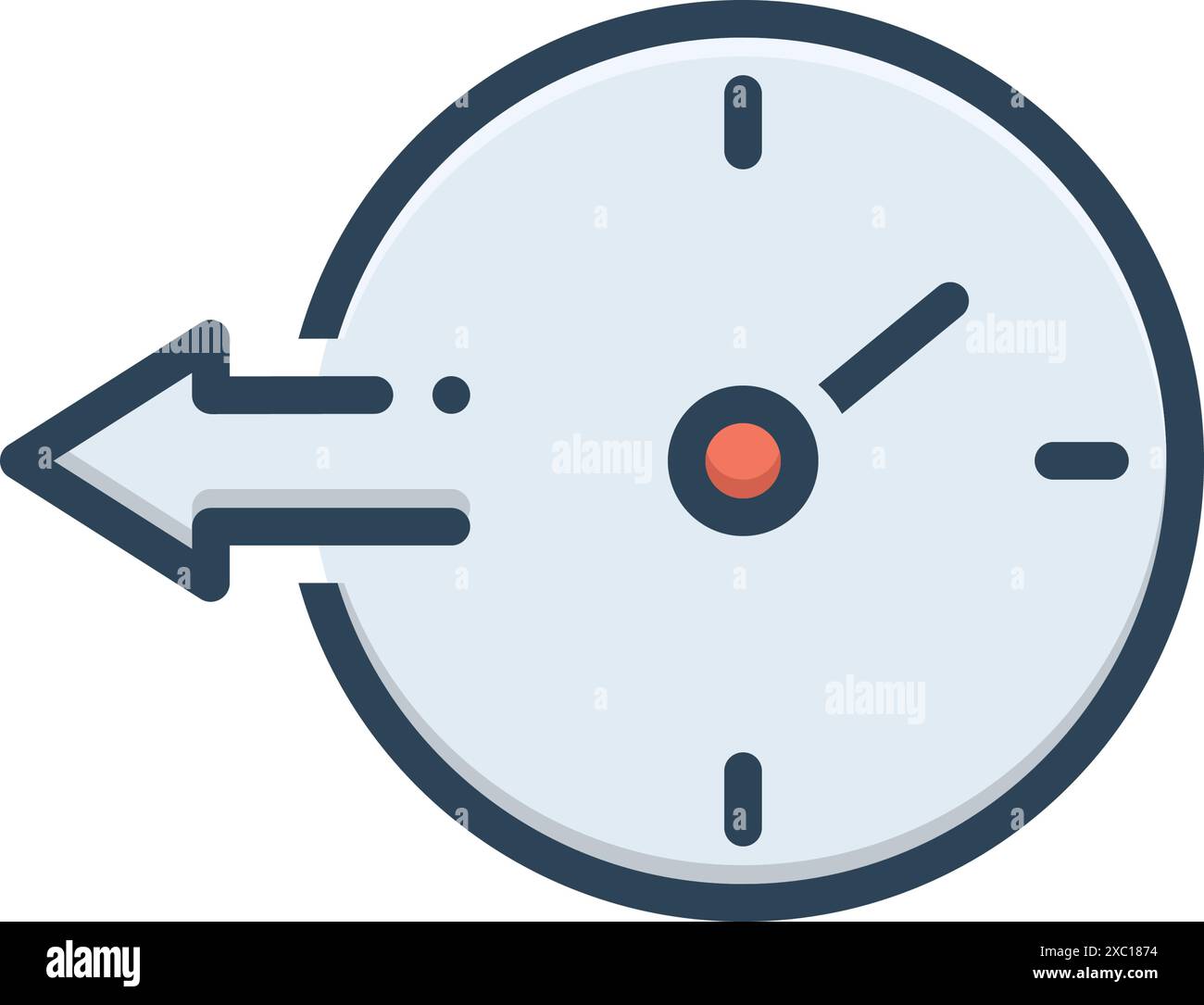 Icon for ago,in the past Stock Vector Image & Art - Alamy