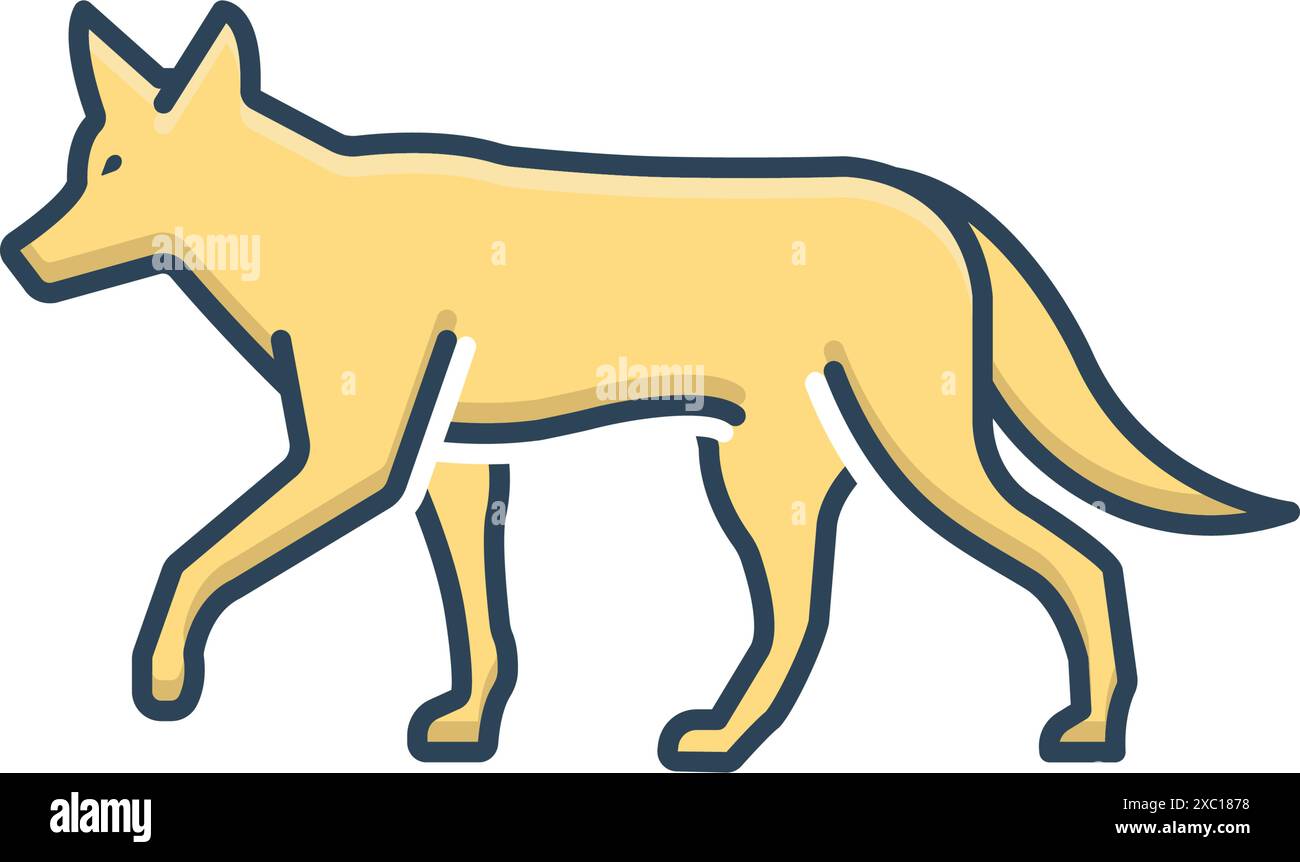 Icon for jackal,cunning Stock Vector Image & Art - Alamy