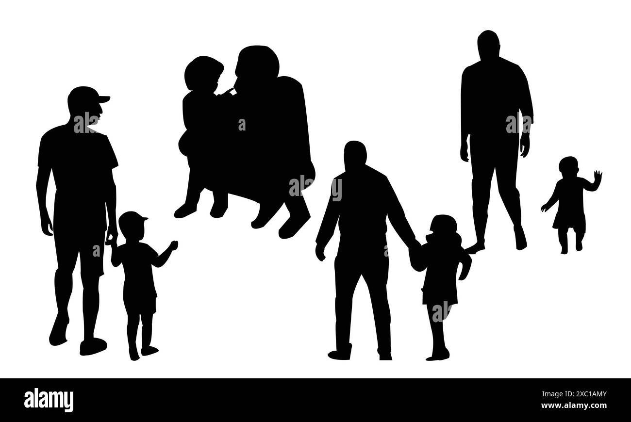Father vector hi-res stock photography and images - Alamy