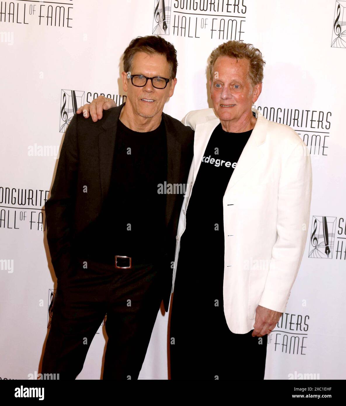 June 13, 2024, New York, New York, USA: Musicians KEVIN BACON and ...