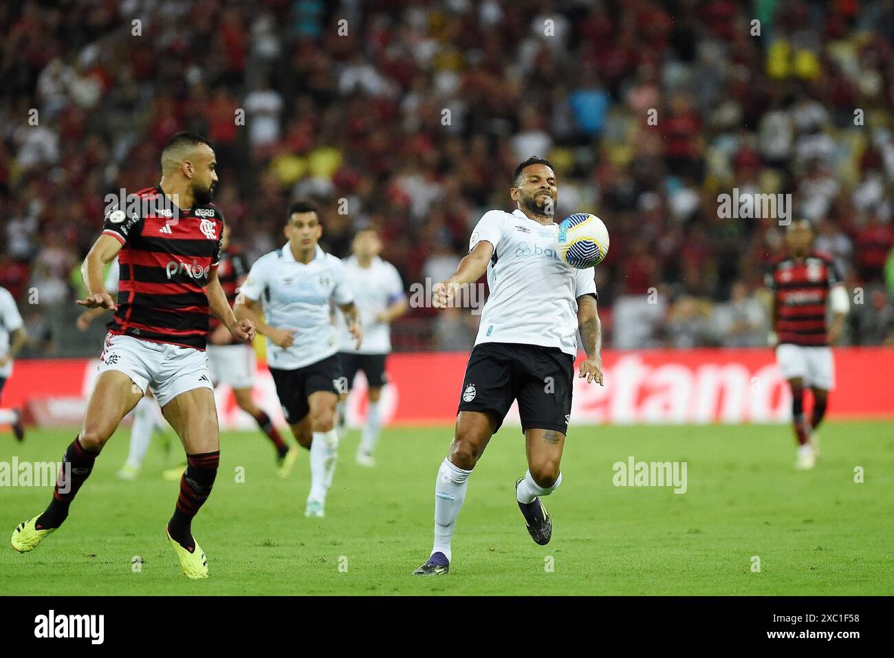 Rio de Janeiro, Brazil, June 13, 2024. Football match between the teams ...