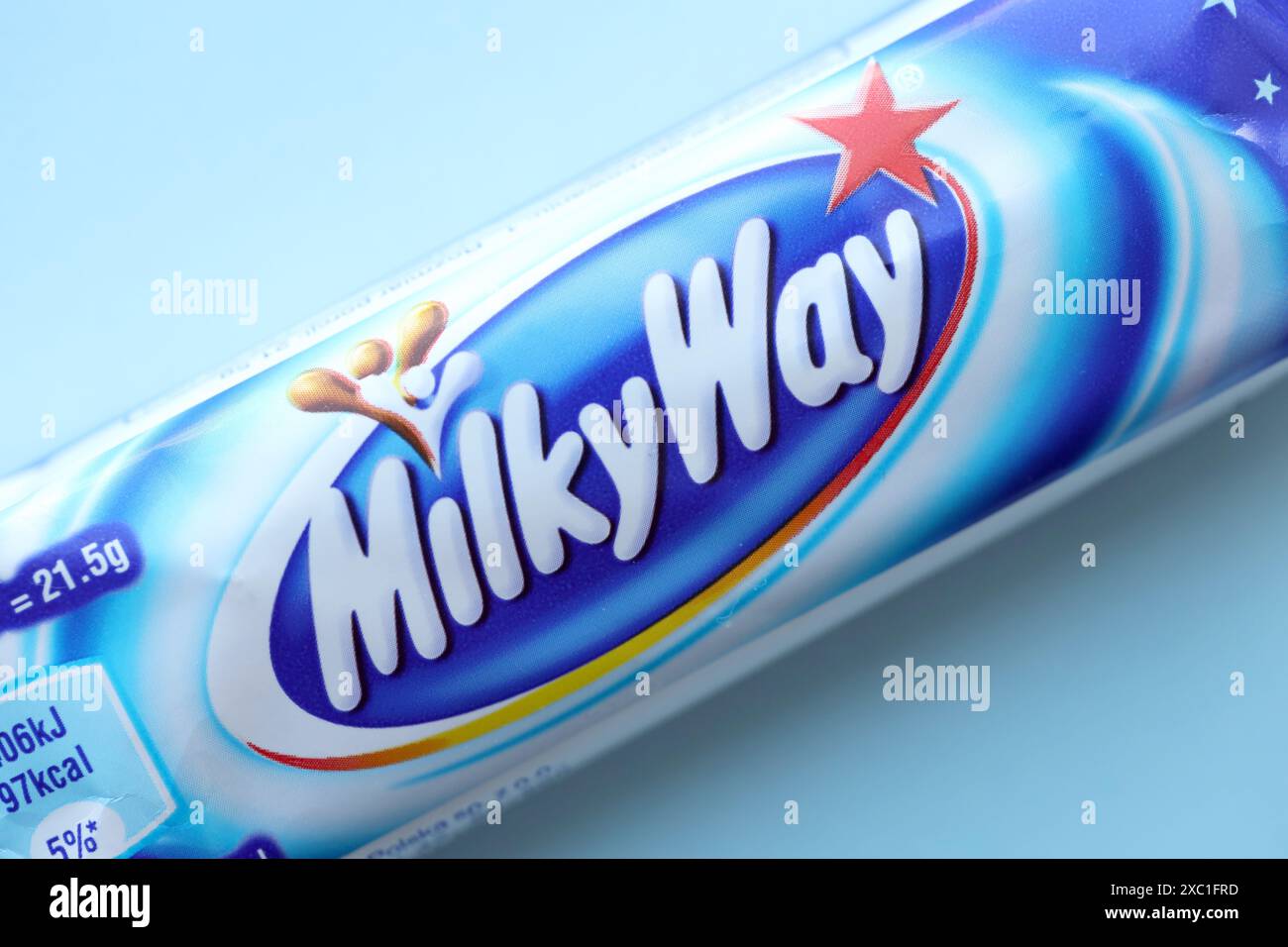 KYIV, UKRAINE - APRIL 20, 2024 Milky Way or MilkyWay small chocolate ...