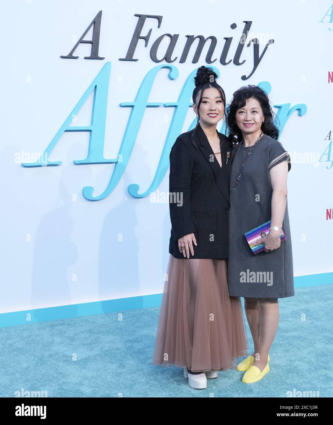 Los Angeles, USA. 13th June, 2024. (L-R) Sherry Cola and Mom Zeng Ping Pan at the Netflix's A ...